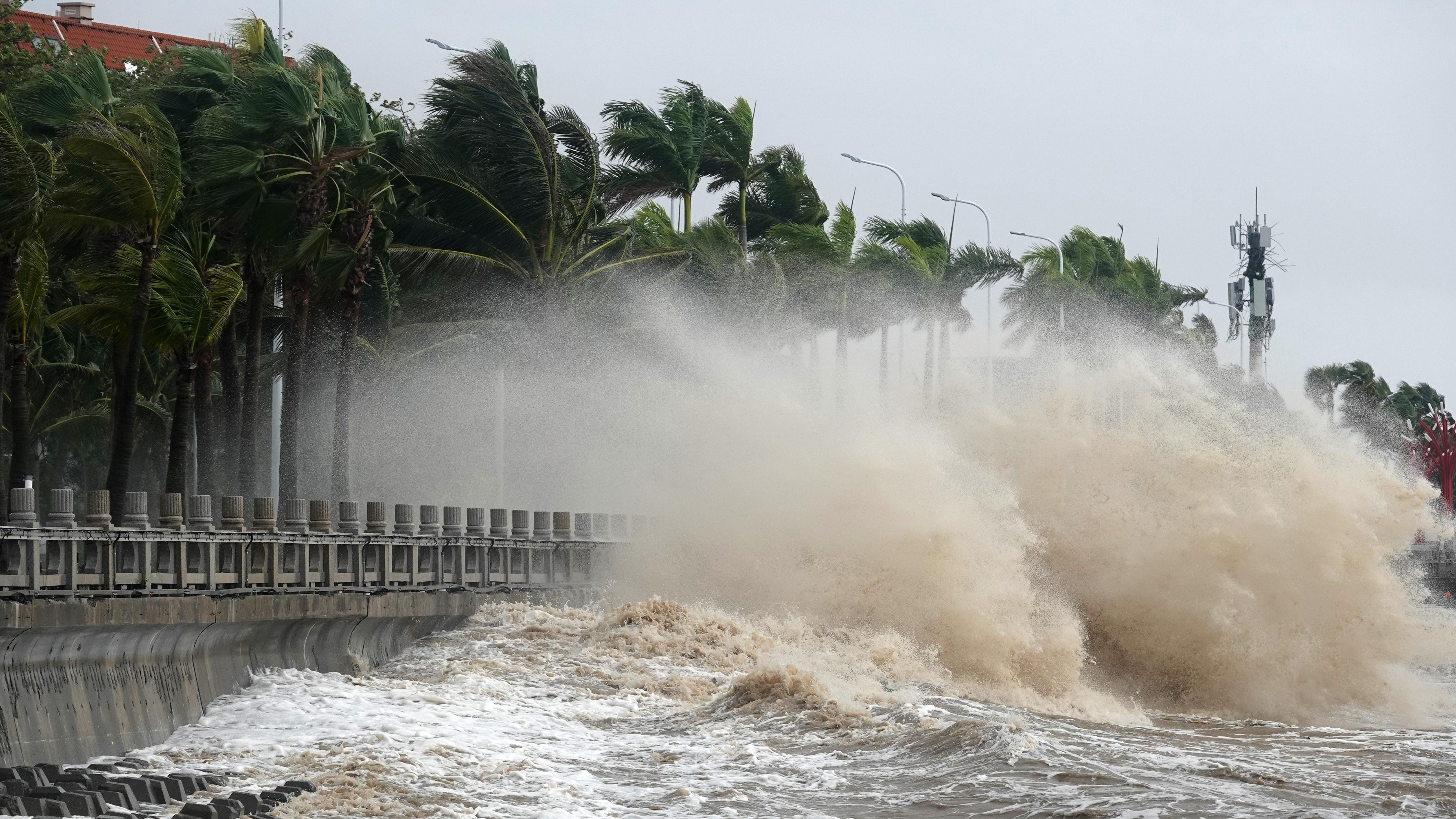 Le typhon Ma-on touche terre dans la province chinoise du Guangdong - CGTN